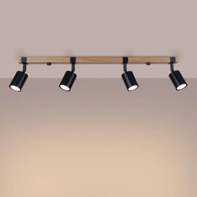 Sollux Lighting Stropní svítidlo FAGER 4L černé