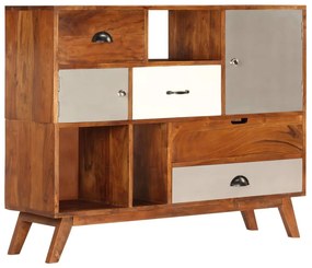 Příborník 115 x 35 x 86 cm masivní akáciové dřevo 247938