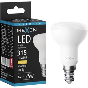 Mexen Nova LED žárovka E14, R50, 3W, Teplá - 3000K, 315 lm - L103-E14-0330-01