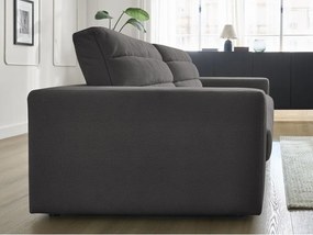 Černá sametová pohovka 276 cm Sierra – Bobochic Paris