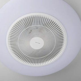 Brilagi - LED Stmívatelné svítidlo s ventilátorem AURA LED/38W/230V bílá + DO