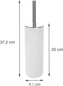 Erga Alba, toaletní WC kartáč na postavení, bílý, ERG-YKA-CH.ALBA-WH SWC