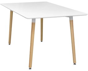 Jídelní stůl 140x90 UNO bílý