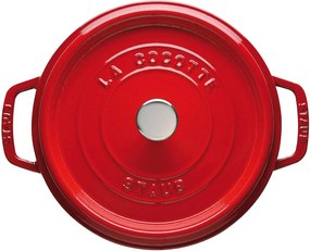 STAUB FRANCE Staub hrnec kulatý s poklicí 28cm, višňová, 6,7l