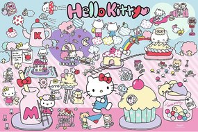 Trefl puzzle objevuj svět hello kitty 300 dílků