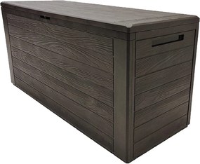 Prosperplast Zahradní box WOODEBOX umbra 116 cm - 280L