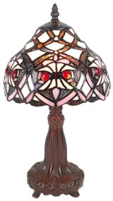 Stolní lampa Tiffany Schuyler – 20x37 cm