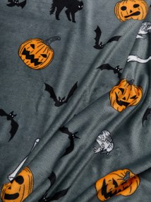 Sinsay - Deka s halloweenským motivem - šedá