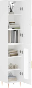 Skříň highboard bílá 34,5 x 34 x 180 cm kompozitní dřevo 3199033
