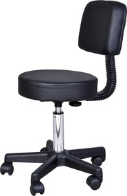 HOMCOM Rolling stool Pracovní stolička Kosmetická stolička Otočná stolička Stolička Profesionální salon | Aosom
