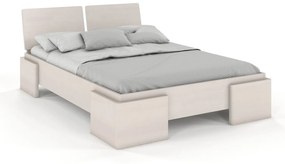 Zvýšená postel Argento - borovice   , Bílá , 180x200 cm