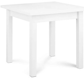 Jídelní stůl HOSPE 78x80 cm buk/bílá 10538.01.100
