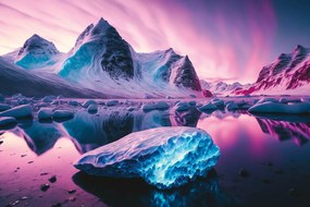 DIMEX vliesová fototapeta Glacial Landscape 375 x 250 cm MS-5-AI-0023
