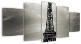 Abstraktní obraz Eiffelovy věže