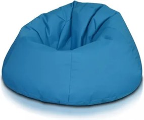 Sedací vak koule Maxi polyester TiaHome - světle modrá