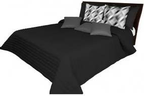 Přehoz přes postel černé barvy Šířka: 200 cm | Délka: 220 cm