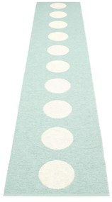 Vinylový koberec Pappelina VERA Pale Turquoise/Vanilla velikost: 70x450cm