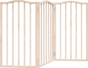 vidaXL Zábrana pro psy skládací 3 panely 150 cm topolové dřevo [352230] Barva: hnědý dub