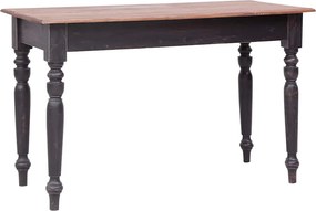 Psací stůl se 3 zásuvkami 117 x 57 x 75 cm masivní mahagon 283907