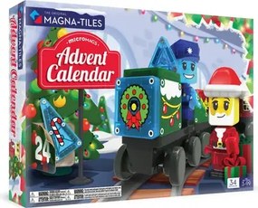 MAGNA-TILES® Magnetická stavebnice microMAGS Adventní kalendář / 34 dí