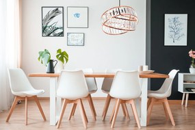 Toolight, závěsné svítidlo 1xE27 APP1105-1CP, růžové zlato, OSW-06329