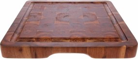 Dřevěné servírovací a krájecí prkénko z akáciového dřeva - 30*30cm