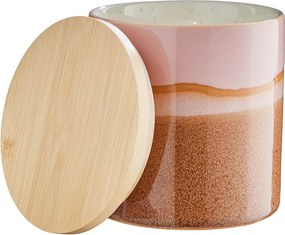 MEDLEY Dóza 12 cm - hnědá/růžová