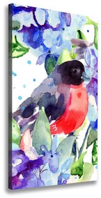 Wallmuralia Vertikální Foto-obraz canvas na rámu Ptáci a květiny 50x100