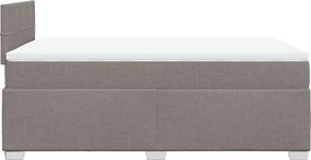 Box spring postel s matrací taupe 120x200 cm textil 3285859