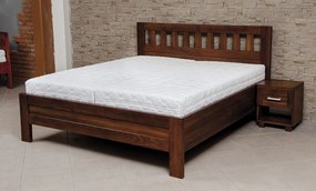 Postel ELLEN SET Barva: Teak, Rozměr: 90x200cm nízke nožní čelo