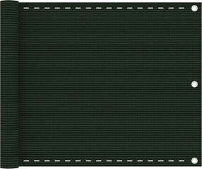vidaXL Balkónová zástěna 75 x 300 cm HDPE [310836] Barva: Tmavě zelená