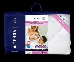 Antialergická přikrývka 155x200 Happy white polyester microfiber celoroční Inter Widex