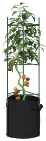 Podpěrné klece pro rajčata s pytlem 6 ks 116 cm ocel a PP 3281488