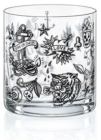 Crystalex Sklenice na whisky Tattoo 410 ml, 2 ks