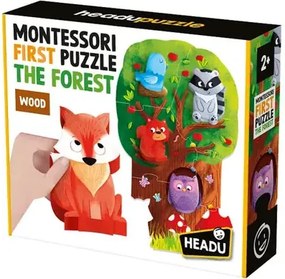 HEADU EN: Montessori Moje první puzzle - Les / od 2 let