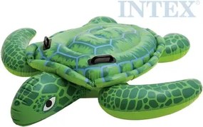 INTEX Nafukovací lehátko Želva 150x127 cm / Hračka do vody / PVC / od