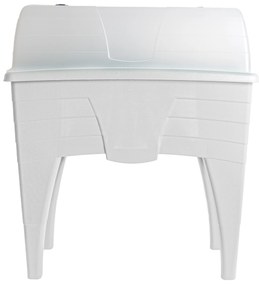 ALFIstyle Sadbovač/pařeniště s čirým víkem, výška 76cm, krémová