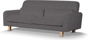 Potah na pohovku IKEA Nikkala krátký barva šedá látka pletený vzor