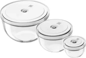 Zwilling FreshSave skleněné misky s víčky / Sada 3 misek / sklo / 0,35