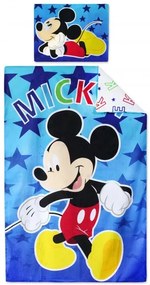 Setino - Bavlněné povlečení do dětské postýlky Mickey Mouse (Disney), 90 x 140 cm + 40 x 55 cm