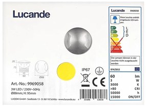 Lucande | Lucande - LED Venkovní zápustné svítidlo HELENE LED/3W/230V IP67 | LW0331
