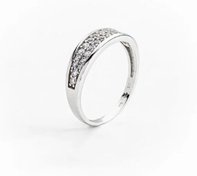 Dámský luxusní zlatý prsten se zirkony cca 585/2,40gr vel. libovolná 323041326