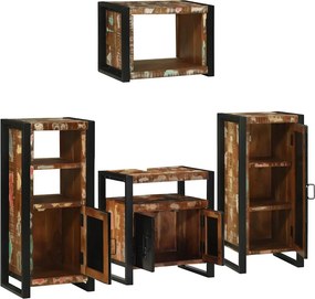 Sada koupelnového nábytku 4 ks Vícebarevný 55 x 35 x 60 cm 3305681