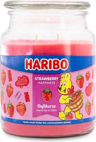 Velká svíčka Strawberry Happiness Haribo