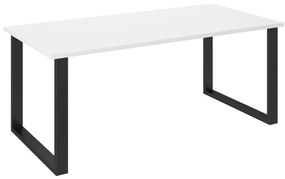 Jídelní stůl INDUSTRY, 185x75x90, bílá