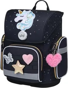 BAAGL Školní aktovka Ergo Unicorn Gold