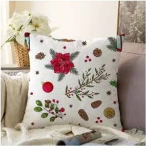 Povlak na polštář s vánočním motivem 43x43 cm Merry Christmas – Mila Home