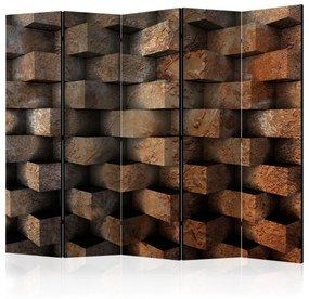 Artgeist Paraván - Brick  braid  II [Room Dividers] Velikosti (šířkaxvýška): 225x172
