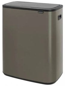 Brabantia Bo Touch Bin 2 x30l platinová 221521