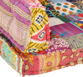 Poduška na pohovku z palet vícebarevná textil patchwork 287722